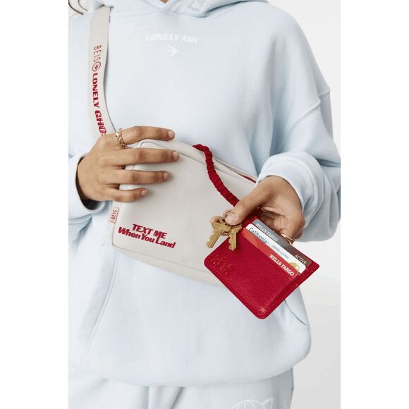 BEIS | Bags | Nwt Beis X Lonely Ghost Belt Bag Crossbody In Ghost White ...